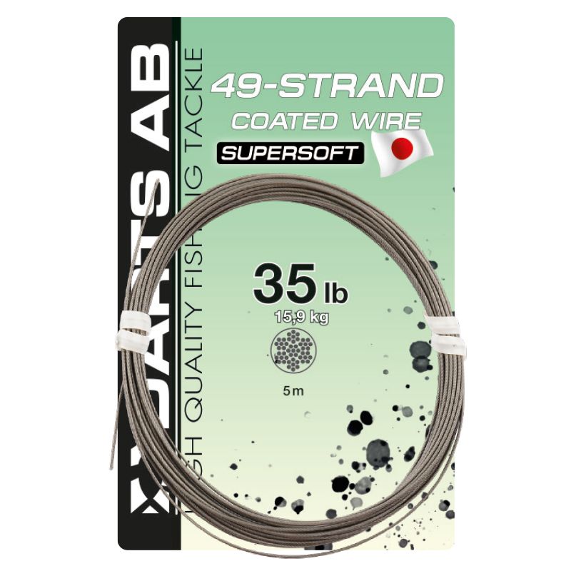Darts 49-Strand Coated Wire 5m - Fiskredskap.se - Specialister på ...