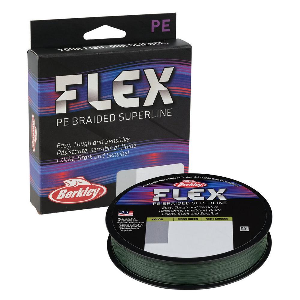 Berkley Flex Braid 135m Moss Green - Fiskredskap.se - Specialister på ...